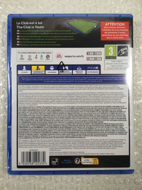 EA SPORTS FC 26 Ps4 Euro New (Game In English/Francais/De/Es/It) EUR 76 ...