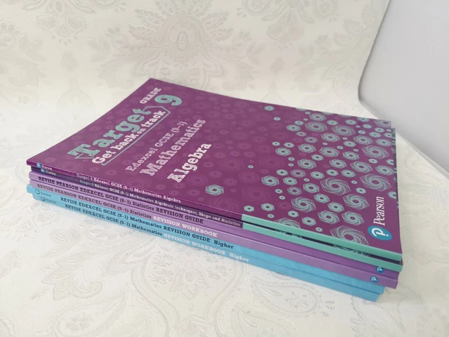 BUNDLE OF 6 Edexcel Revision Aids, GCSE 9-1 Mathematics, Statistics ...