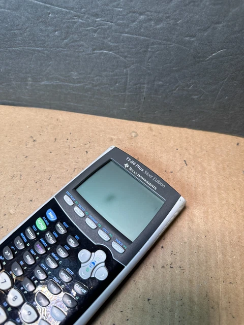 TEXAS INSTRUMENTS TI-84 Plus Silver Edition Graphing Calculator & Cover ...