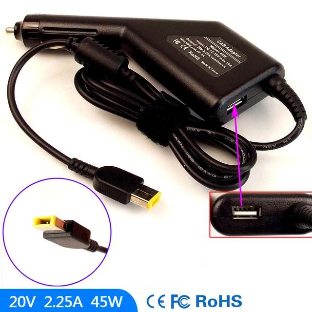 LAPTOP DC ADAPTER Car Charger USB Power for Lenovo B47030 C19880 EUR 21 ...