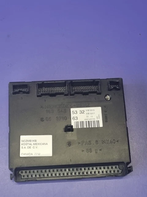 MERCEDES ML W163 central control unit comfort control unit control unit ...