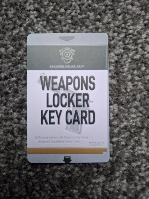RESIDENT EVIL 2 Remake Weapons Cache Keycard £4.36 - PicClick UK