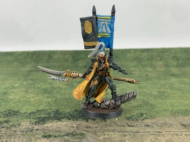 WARHAMMER 40K AELDARI Prince Yriel Metal FULLY PAINTED Eldar Games ...