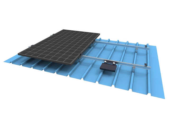 STOCKSCHRAUBEN PV MONTAGESYSTEM für Wellblech, Blechdach, geeignet für 2 Module EUR 55,00 ...