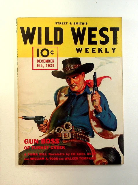 WILD WEST WEEKLY Pulp Dec 9 1939 Vol. 133 #2 FN £54.10 - PicClick UK