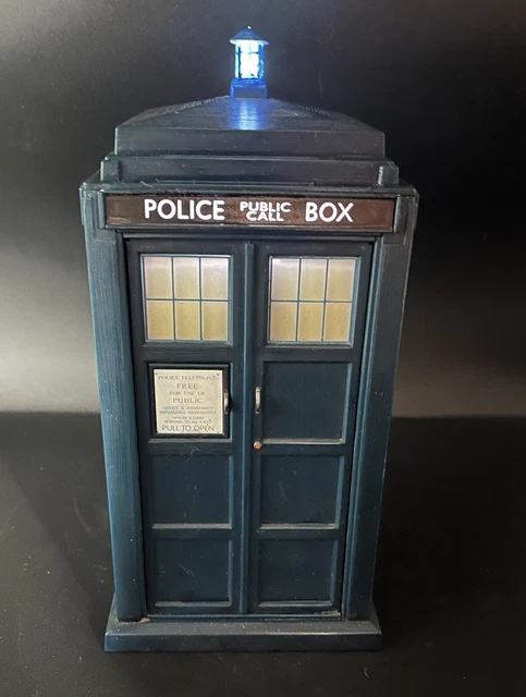 DOCTOR WHO TARDIS BBC Worldwide Police Call Box Working Light Not Sound ...
