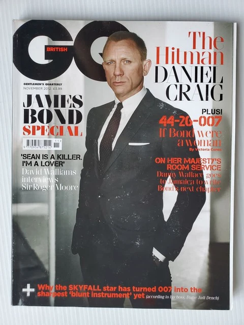 2012 UK GQ mag DANIEL CRAIG Vanessa Hessler Ben Whishaw Zeng Fanzhi J ...