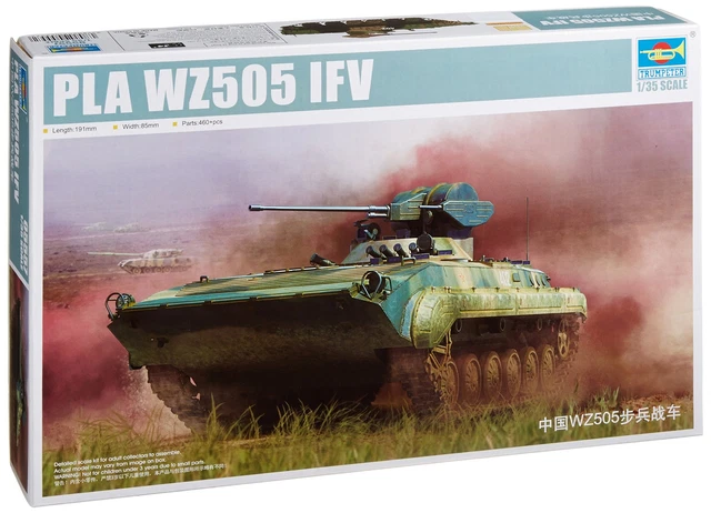 TRUMPETER PLA WZ505 Type 86A Infantry Fighting Vehicle Model Kit (1 ...