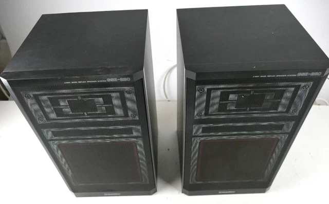 GOLDSTAR GSE-280 SPEAKER System 8 Ohm 50W 2-Weg Bass Reflex 80er Jahre ...