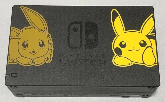 OFFICIEL NINTENDO SWITCH HAC-007 Pokemon Edition Pikachu Évoli Dock ...