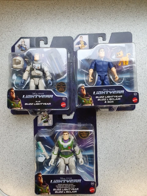 3X DISNEY PIXAR Lightyear Space Ranger Alpha Buzz & Sox XL-01 Buzz ...