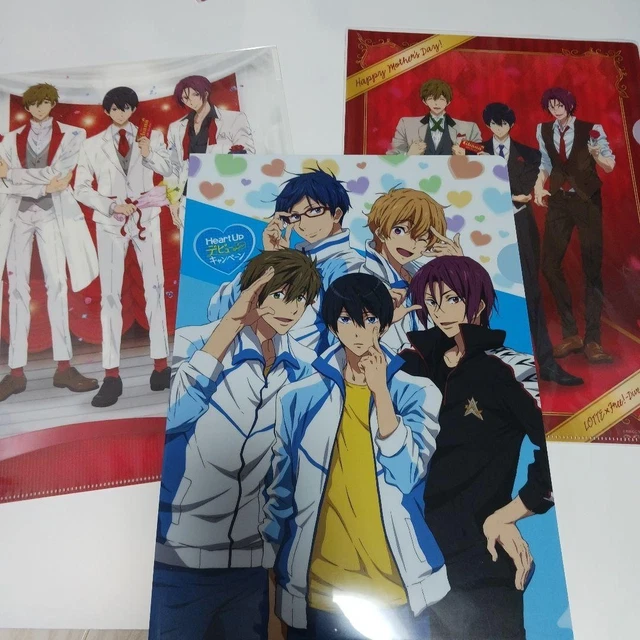 FREE! IKUYA HARUKA Sousuke Rin Nagisa Rei File Set B £55.85 - PicClick UK
