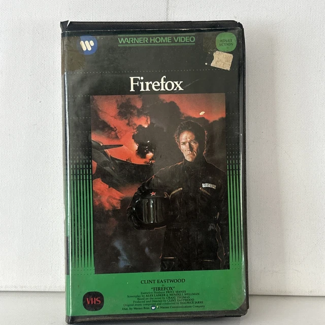 FIREFOX VHS WARNER Home Video Clamshell 1982 Original Release Clint ...