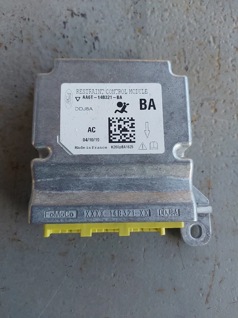 FORD FIESTA MK7 airbag control module unit Aa6t14b321ba - BF55 #3a £39. ...