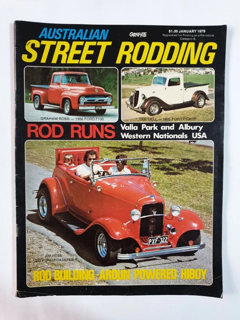 AUSTRALIAN STREET RODDING - Vintage Hot Rod Magazine No.8 January 1979 ...