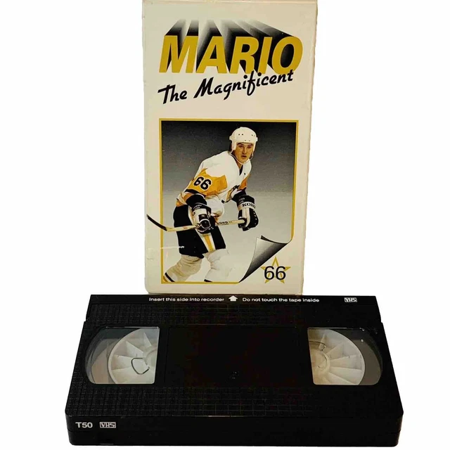 MARIO THE MAGNIFICENT VHS Tape 1990 Lemieux NHL Pittsburgh Penguins ...