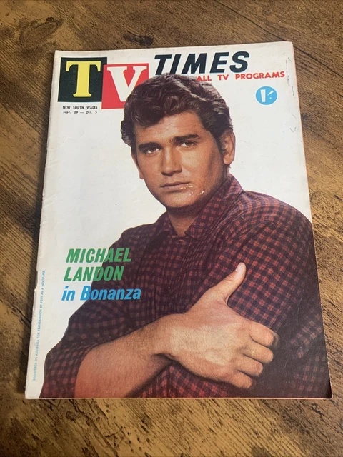MICHAEL LANDON, JIMMY Hannan, Diana Trask, Troy Donohue - TV Times 1962 ...