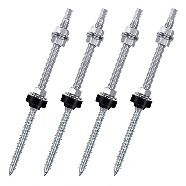 BULLONI APPENDIABITI, M10 X 200 Mm, Preassemblati, V2A, Regolabili in ...