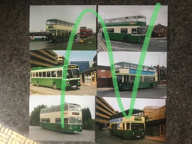 VINTAGE BUS PHOTOS Kimes Folkingham Lot Of 6 1988-01 Peterborough ...