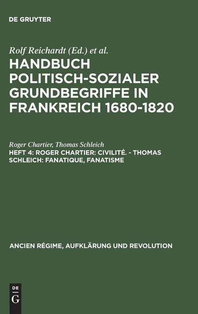 `CHARTIER, ROGER, SCHLEICH,... `Roger Chartier: Civilit?. - Thomas Sc ...