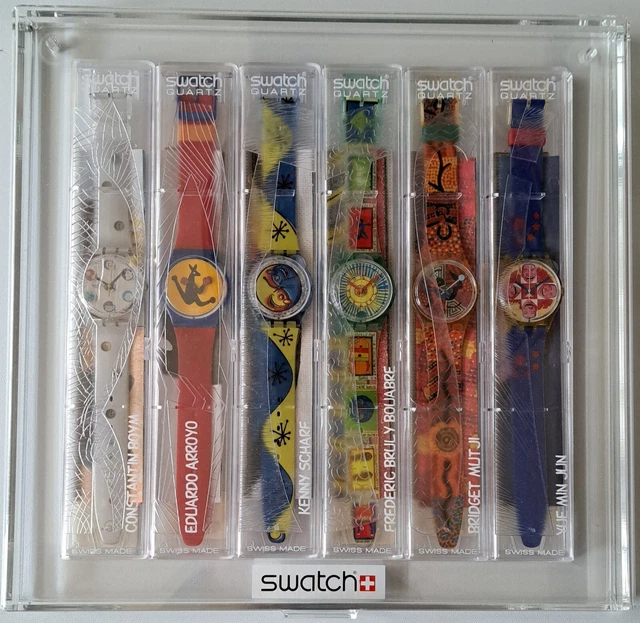 SWATCH ART2PACK SET Artist Speciale - 1996 - GK214 GN163 GN164 GG140 ...