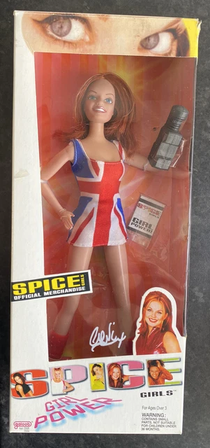 SPICE GIRLS DOLL Geri Halliwell "Ginger" Girl Power Figure Boxed 1997 ...
