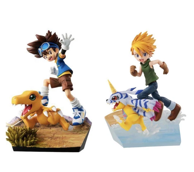 FIGURINE DIGIMON ADVENTURE GEM Series Agumon Gabumon Set EUR 348,37 ...