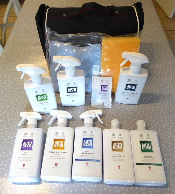 KIT COMPLETO DI PULIZIA E PROTEZIONE AUTOGLYM LIFESHINE, NUOVO DI ZECCA ...