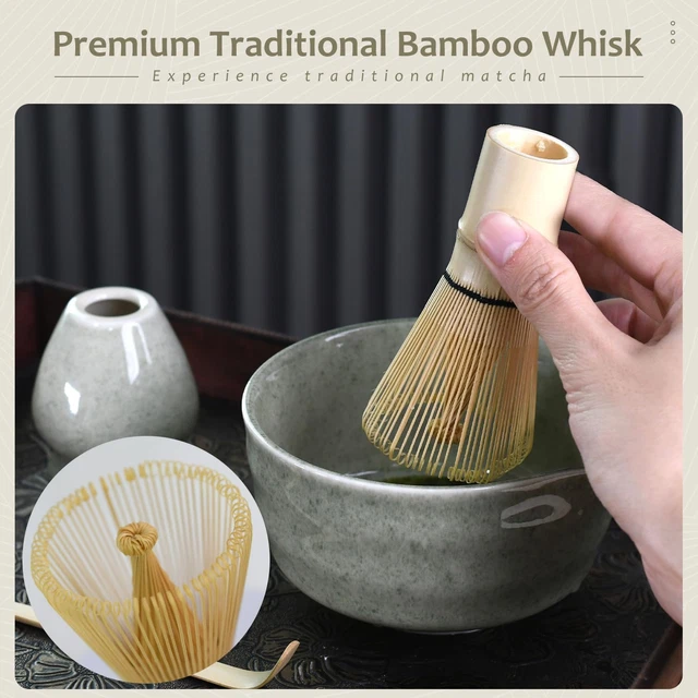 4 PCS MATCHA Whisk Set, Matcha Tea Set for Matcha Lovers Includes ...
