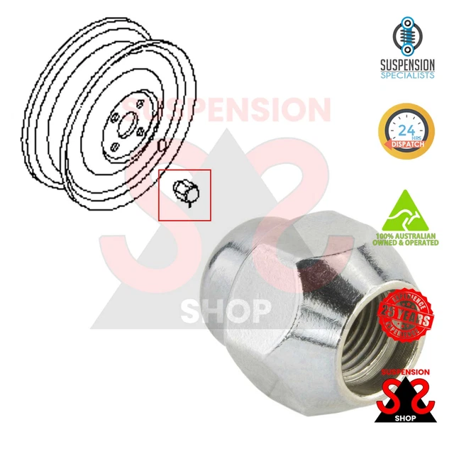 WHEEL NUT SUIT NISSAN Navara 2.5 dCi 40224-JY00A $27.99 - PicClick AU