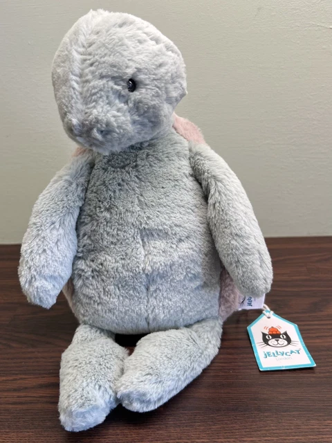 JELLYCAT MEDIUM BASHFUL Turtle - New With Tags Rare Retired Genuine £29 ...