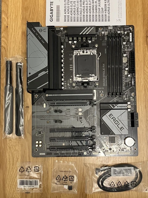 GIGABYTE B650 EAGLE AX AMD B650 Chipset (Socket AM5) ATX Motherboard £ ...