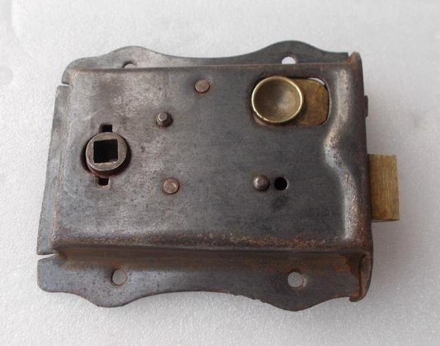 DOOR RIM LOCK Locks Latch Catch Vintage ref 997D (FREE UK POSTAGE £30. ...