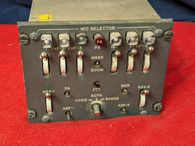 GABLES AUDIO CONTROL Panel, Gables G-3004-08 DOUGLAS DC10 BOEING 747 ...