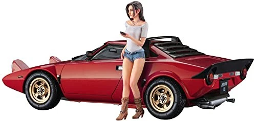 HASEGAWA 1/24 RANCHY Stratos HF Stradle mit italienischen Mädchen Figur ...