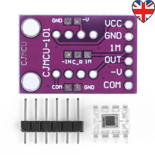 1 PC OPT101 Analog Light Sensor Monolithic Photodiode Module 14KHz ...