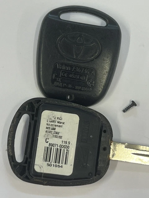 GENUINE TOYOTA 2 Button Remote Key Fob Tested & Working Valeo 89071 ...