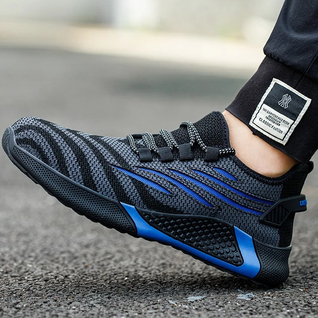 SAFETY WORK SHOES Trainers Composite Plastic Toe Cap Safety Boots Men's ...