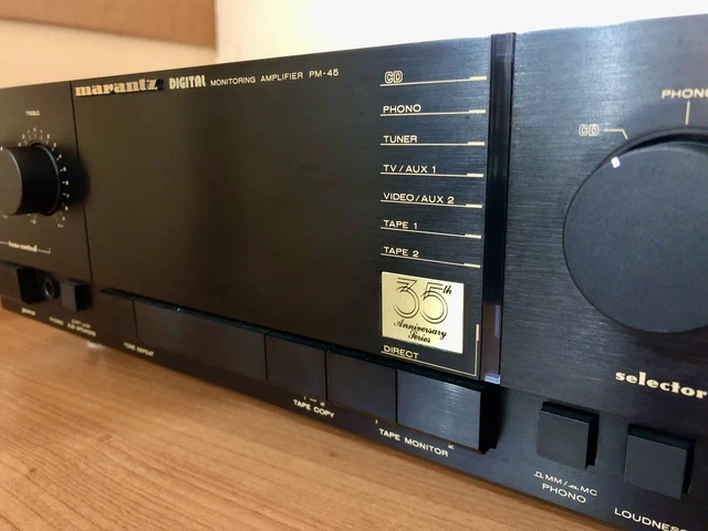 AMPLIFICATORE STEREO INTEGRATO Hi Fi Marantz Pm45 Anniversary Edition ...