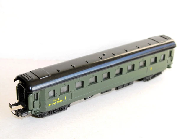 LIMA HO VOITURE VOYAGEUR FORESTIER 1e CLASSE, SNCF A10 myfi 20045 WAGON ...