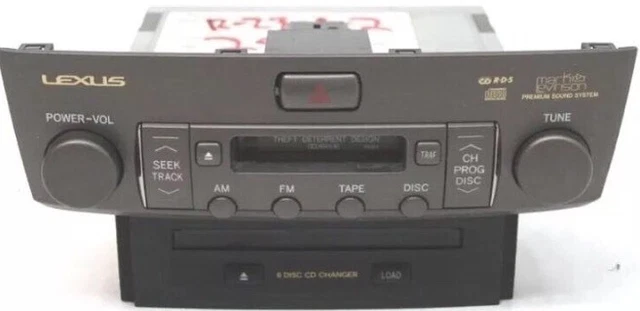 LEXUS LS430 6 Disc Cd Player Mark Levinson Facelift Radio 86120- 50D40 ...