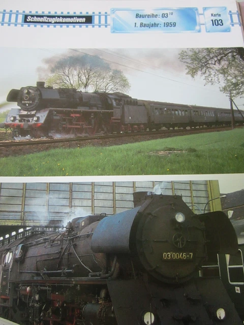 DAMPFLOK MIT RISSZEICHNUNG S103 BR 03.10 Rekolok DR 1959 EUR 4,67 ...