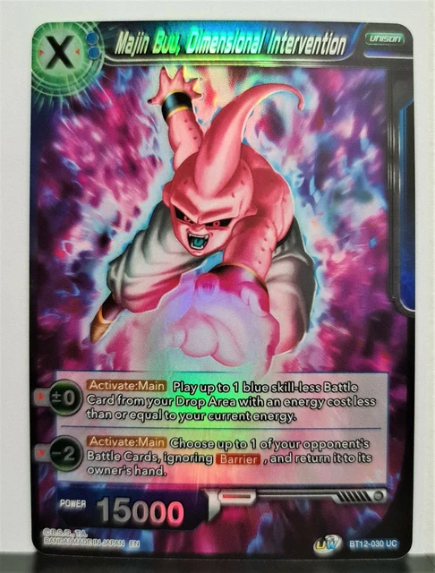 TCG DRAGON BALL Super Majin Buu Dimensional Intervention BT12-090 UC Foil £8.83 - PicClick UK