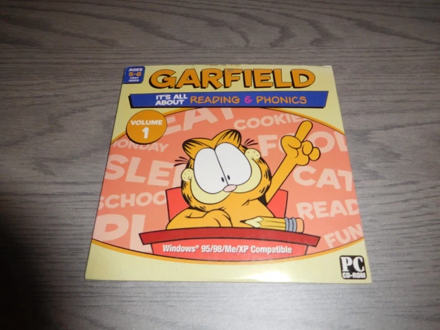 GARFIELD: ITS ALL About Reading & Phonics PC Game $5.00 - PicClick