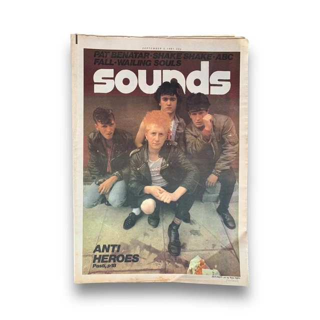 SOUNDS SEPTEMBER 5 1981 Anti-Pasti Pat Benatar Shake Shake Abc The Fall ...