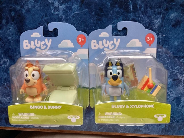 Bluey Story Starter Pack Bluey Xylophone And Bingo Dunny Action Figure 3” Set Of 2 £3150
