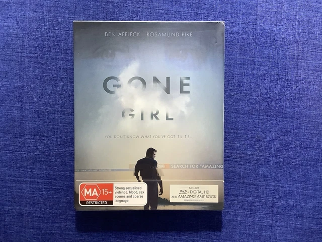 GONE GIRL (BLU-RAY, Digi 2014) +Amazing Amy Book - Like New Aus Region ...