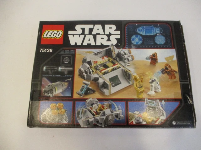 LEGO 75136 STAR Wars Droid Escape Pod-Jawa x2,C3PO,R2-D2 NEW (Factory ...