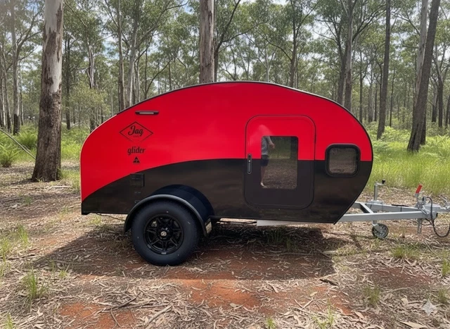 JAG CAMPER GLIDER Teardrop Trailer POD j suits EV PHEV HEV vehicles ...
