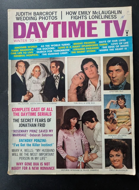 DAYTIME TV MAGAZINE Winter 1970 Jonathan Frid Dark Shadows Cast ...